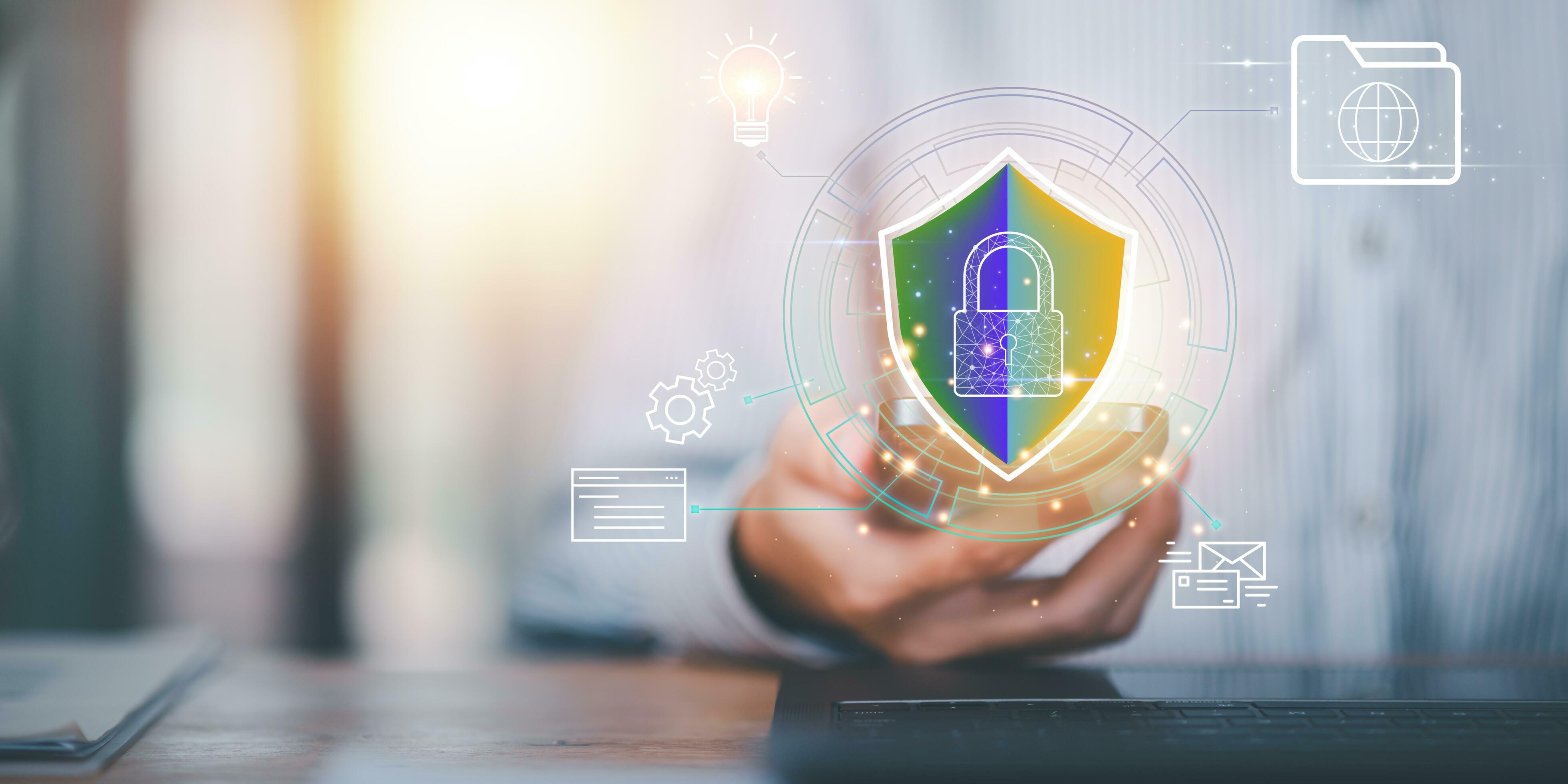 Data protection concept and secure internet security access ,cyber security technology ,Login to ...