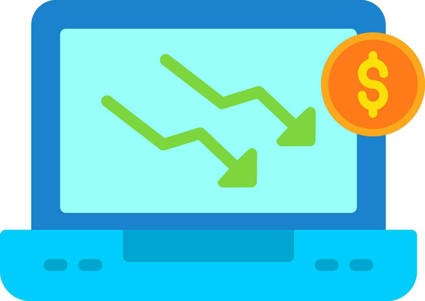 Decrease Vector Icon Design 27551418 Vector Art at Vecteezy