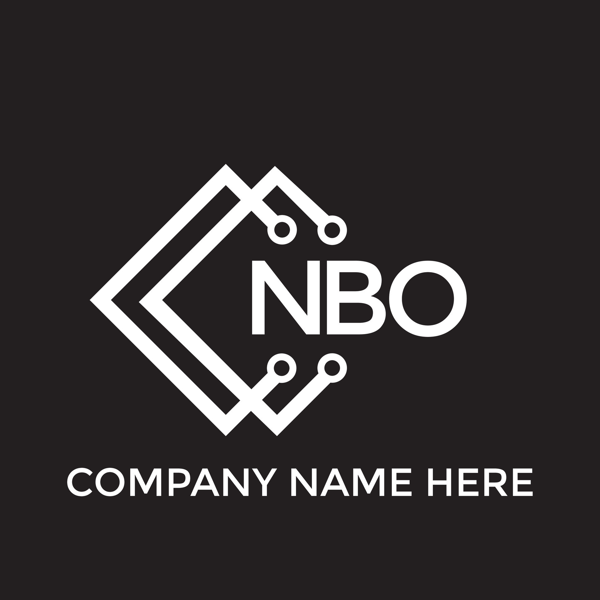 PrintNBO letter logo design.NBO creative initial NBO letter logo design. NBO creative initials ...