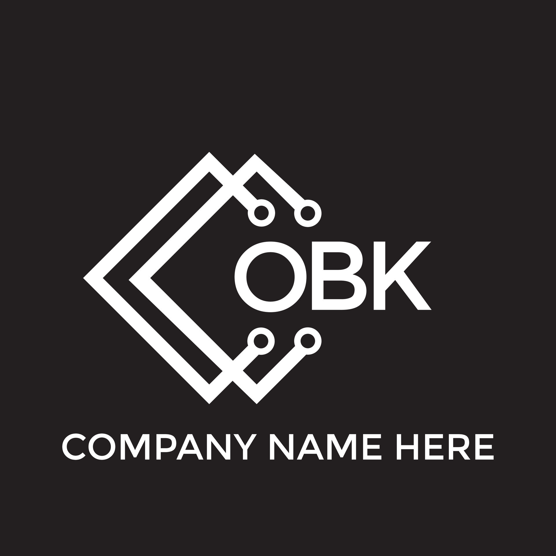 Printobk Letter Logo Designobk Creative Initial Obk Letter Logo Design Obk Creative Initials