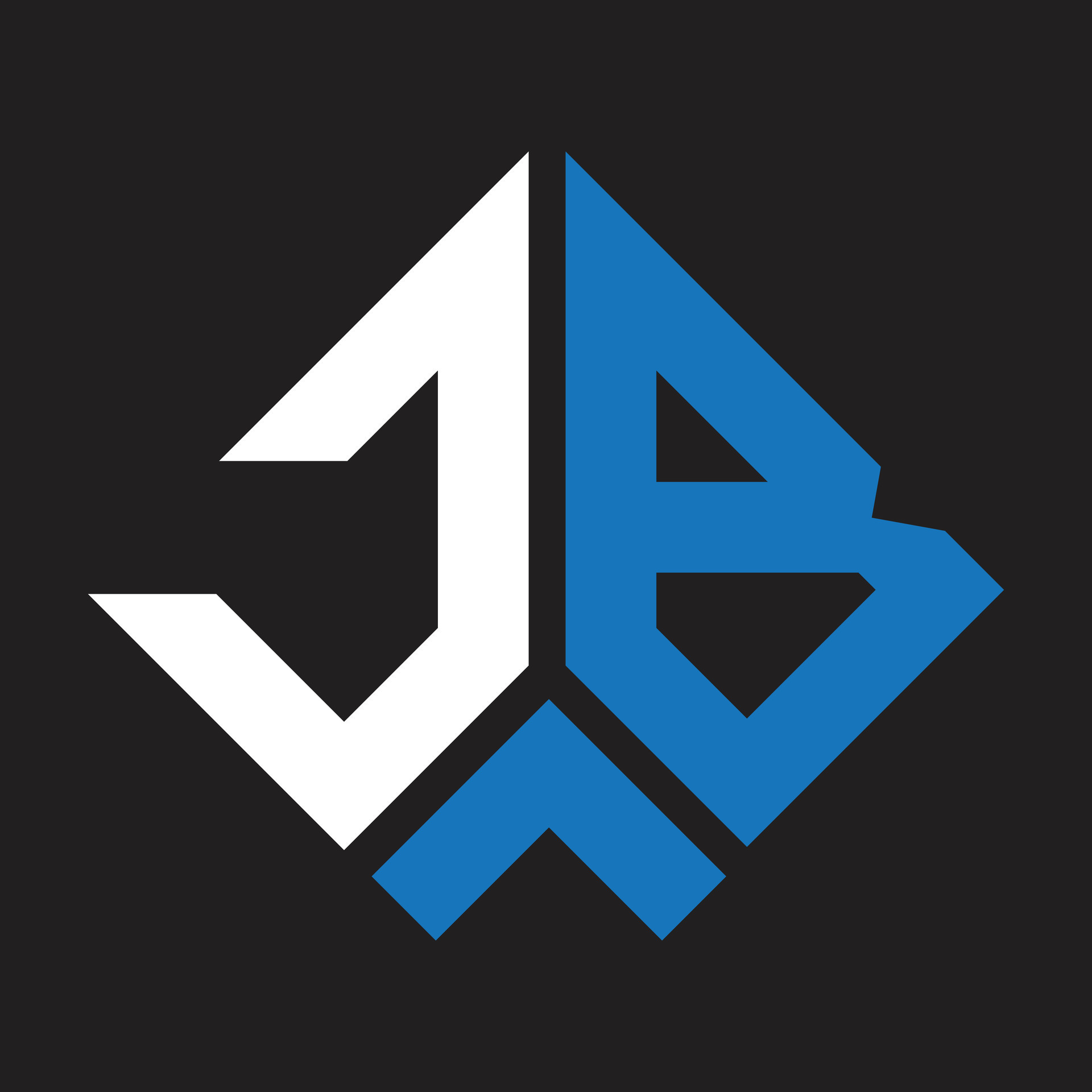 JB letter logo design.JB creative initial JB letter logo design. JB creative initials letter ...