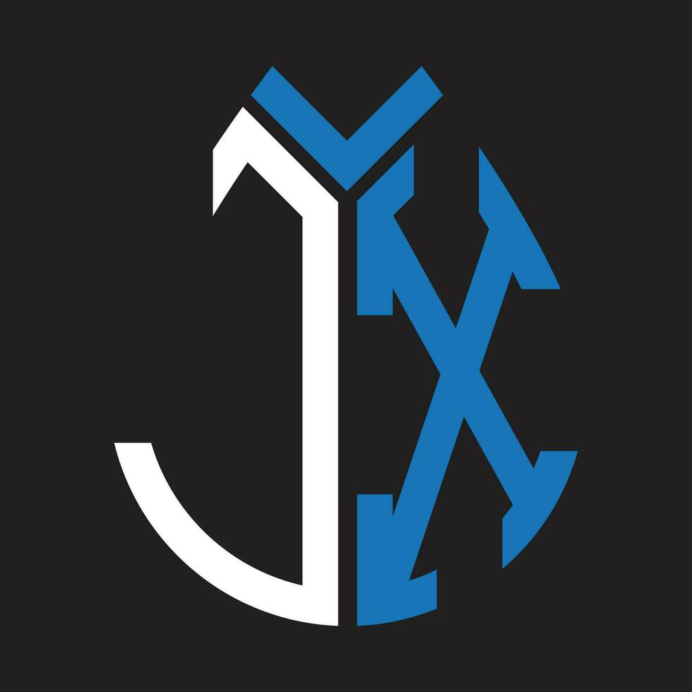 JX letter logo design.JX creative initial JX letter logo design. JX creative initials letter ...
