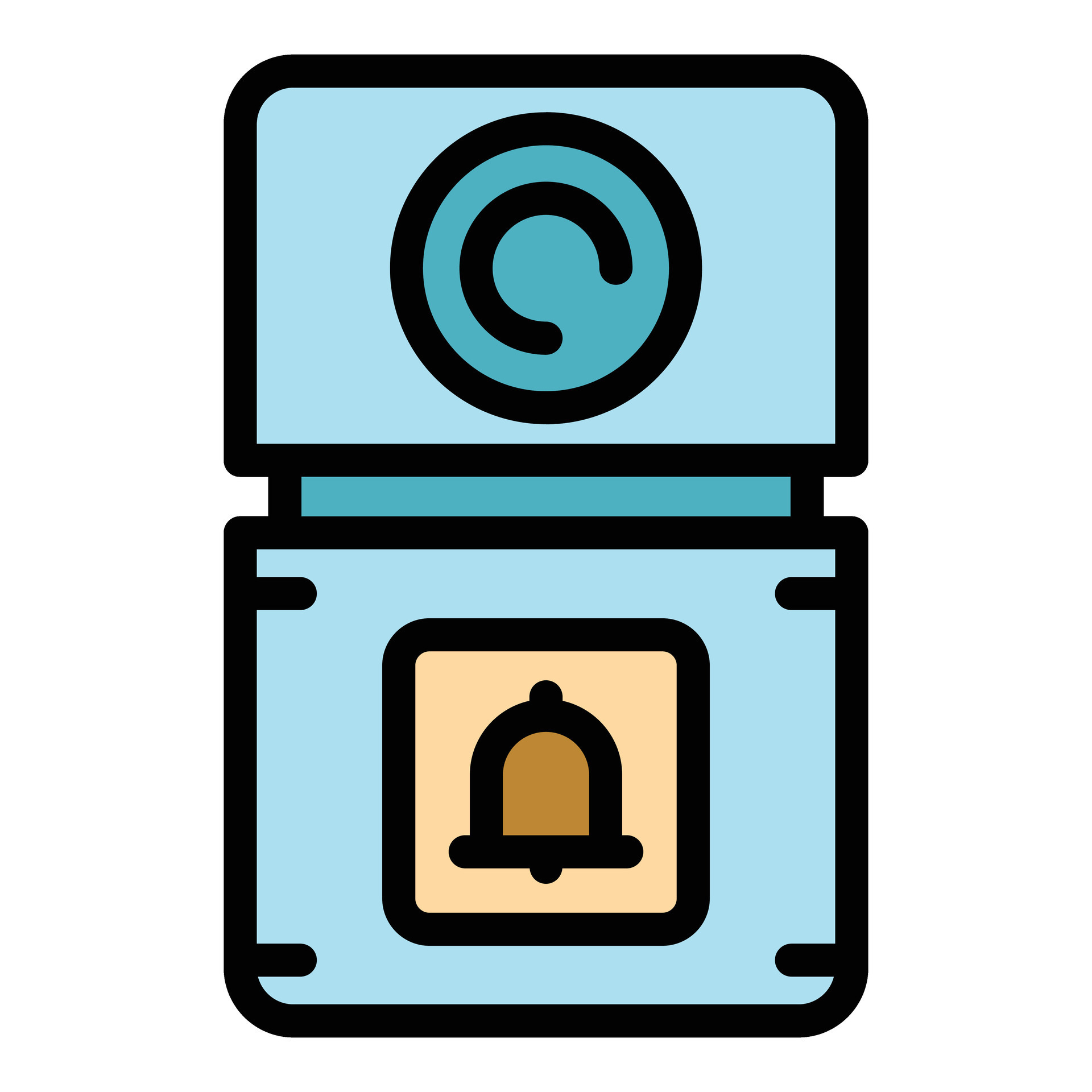 Video intercom system icon vector flat 27555133 Vector Art at Vecteezy Video intercom system icon vector flat 27555133 Vector Art at Vecteezy
