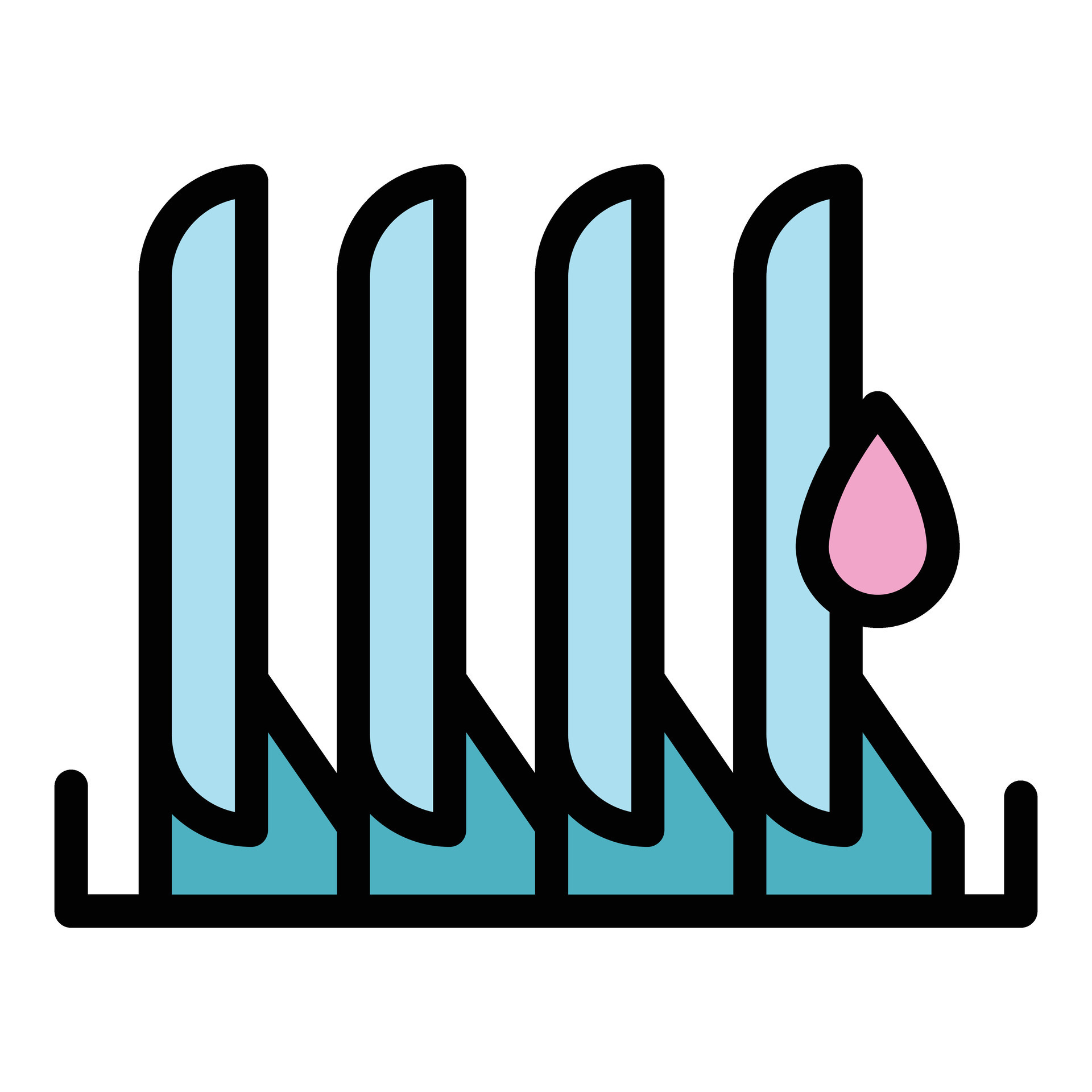 Dish stack icon vector flat 27559749 Vector Art at Vecteezy