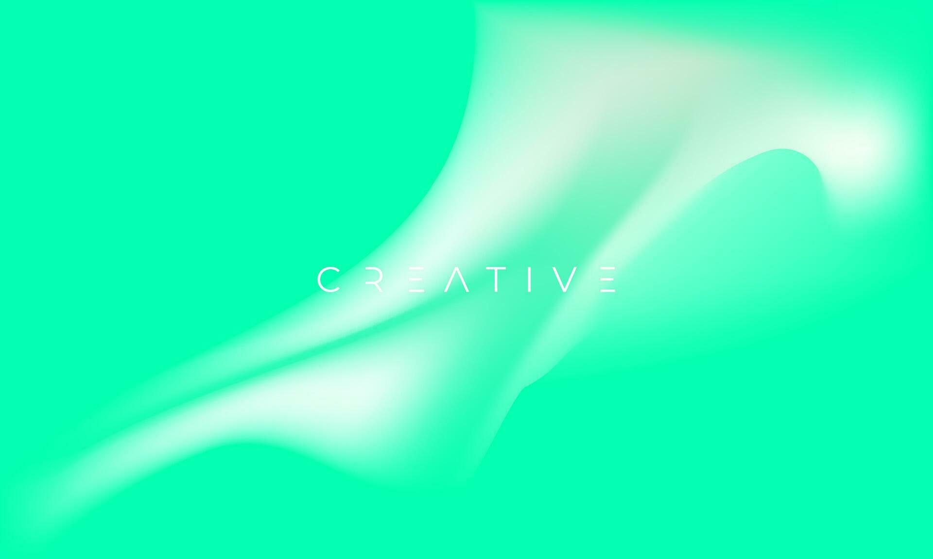 Modern Fluid Abstract Background With Green Color Gradient Mesh Color For Your Sale Banner