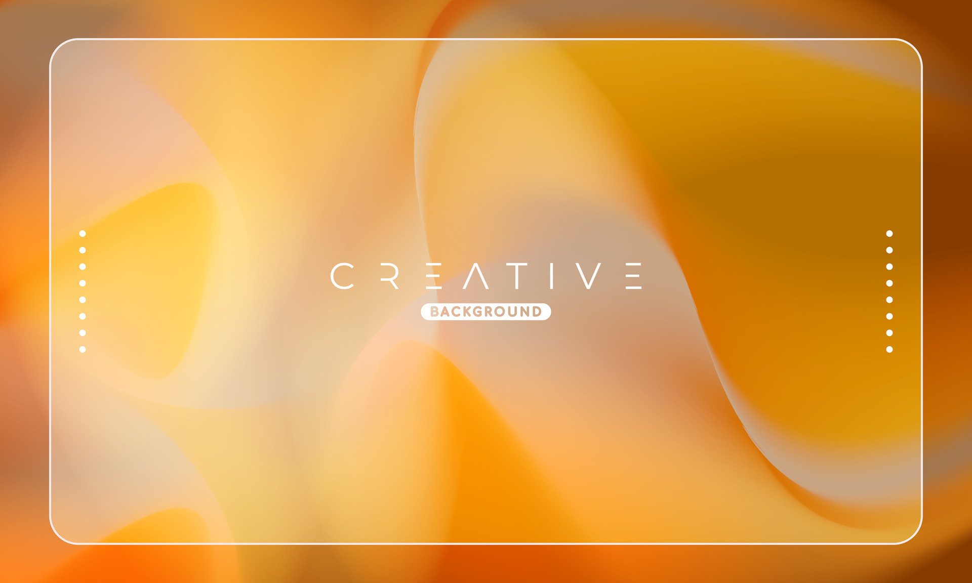 Abstract liquid gradient Background. Fluid colour mix. Orange vivid ...