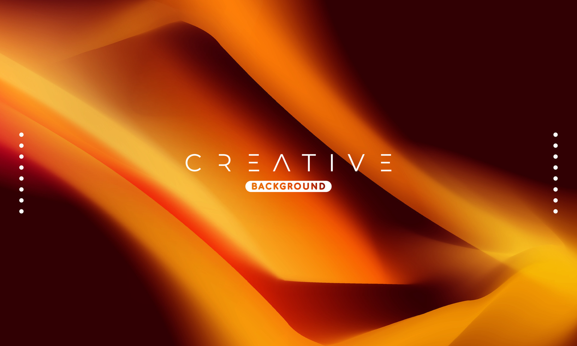 Abstract liquid gradient Background. Fluid color mix. Orange vivid ...
