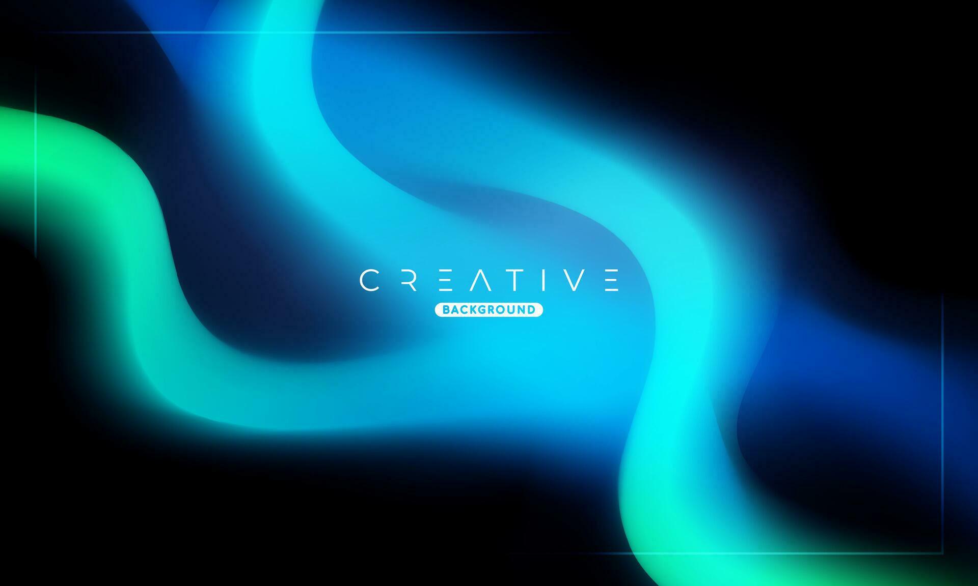 Abstract liquid gradient Background. Fluid color mix. Blue and Green ...