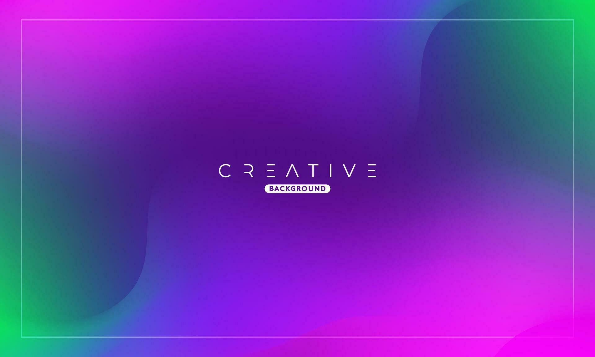 Abstract liquid gradient Background. Fluid color mix. Green and Purple ...