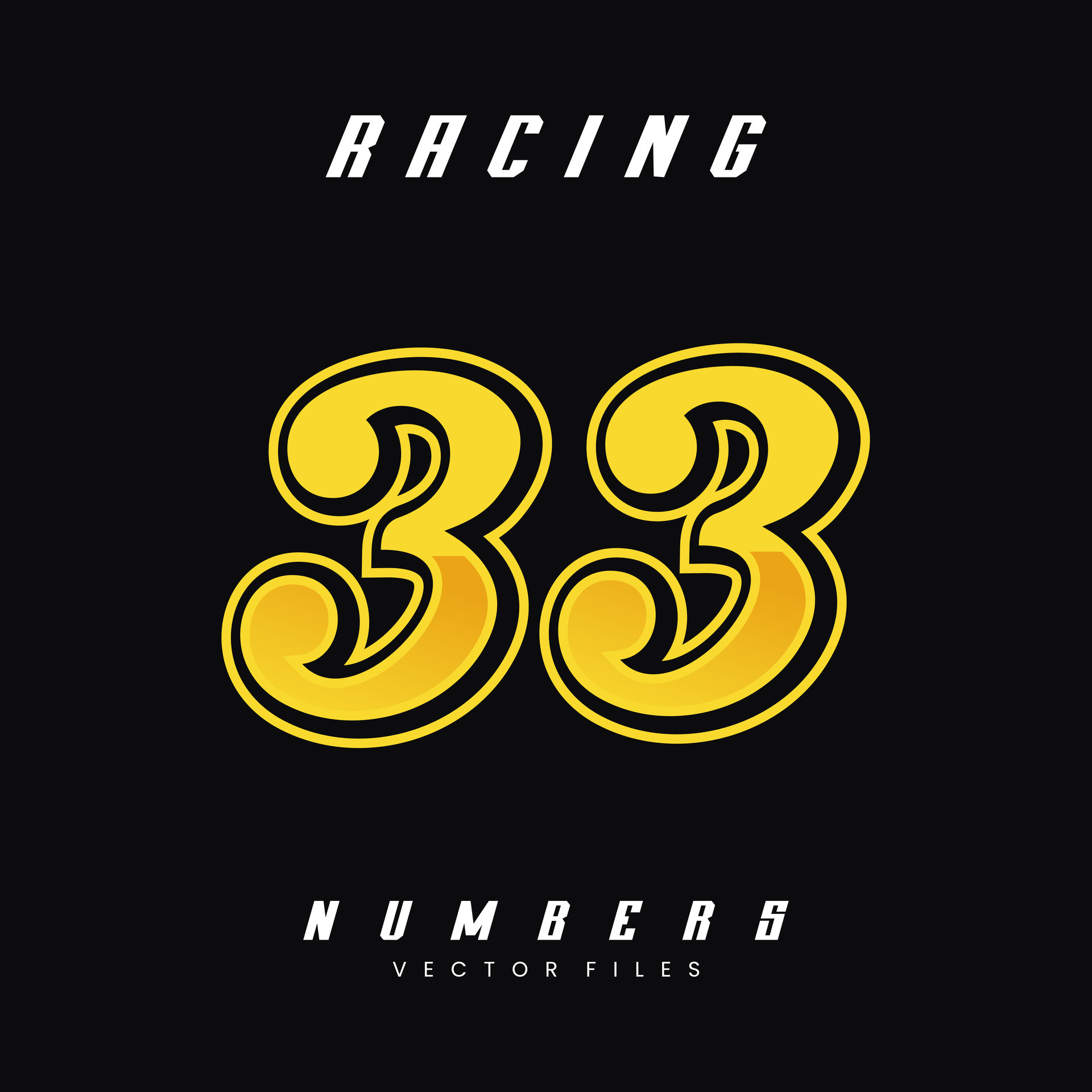 Racing Number 33 Vector Design Template 27569436 Vector Art at Vecteezy Racing Number 33 Vector Design Template 27569436 Vector Art at Vecteezy