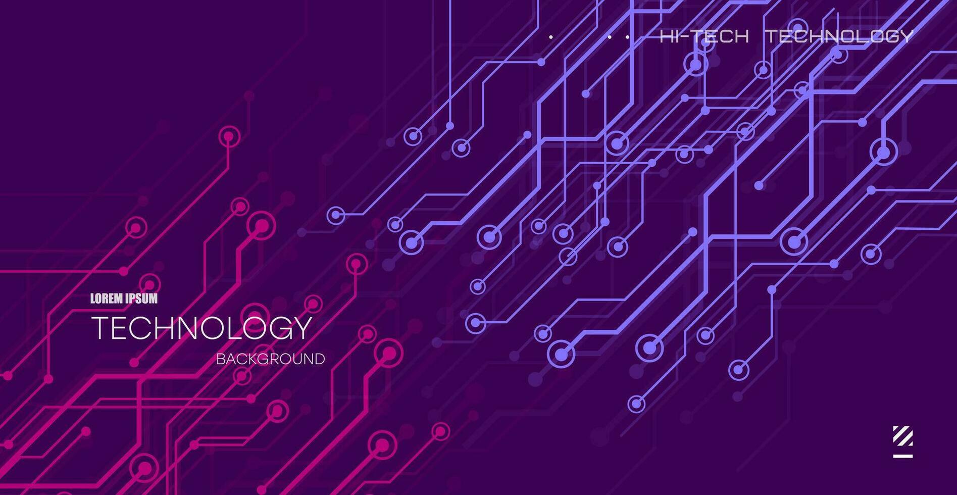 Abstract Technology Background With Various Technological Elements Hi