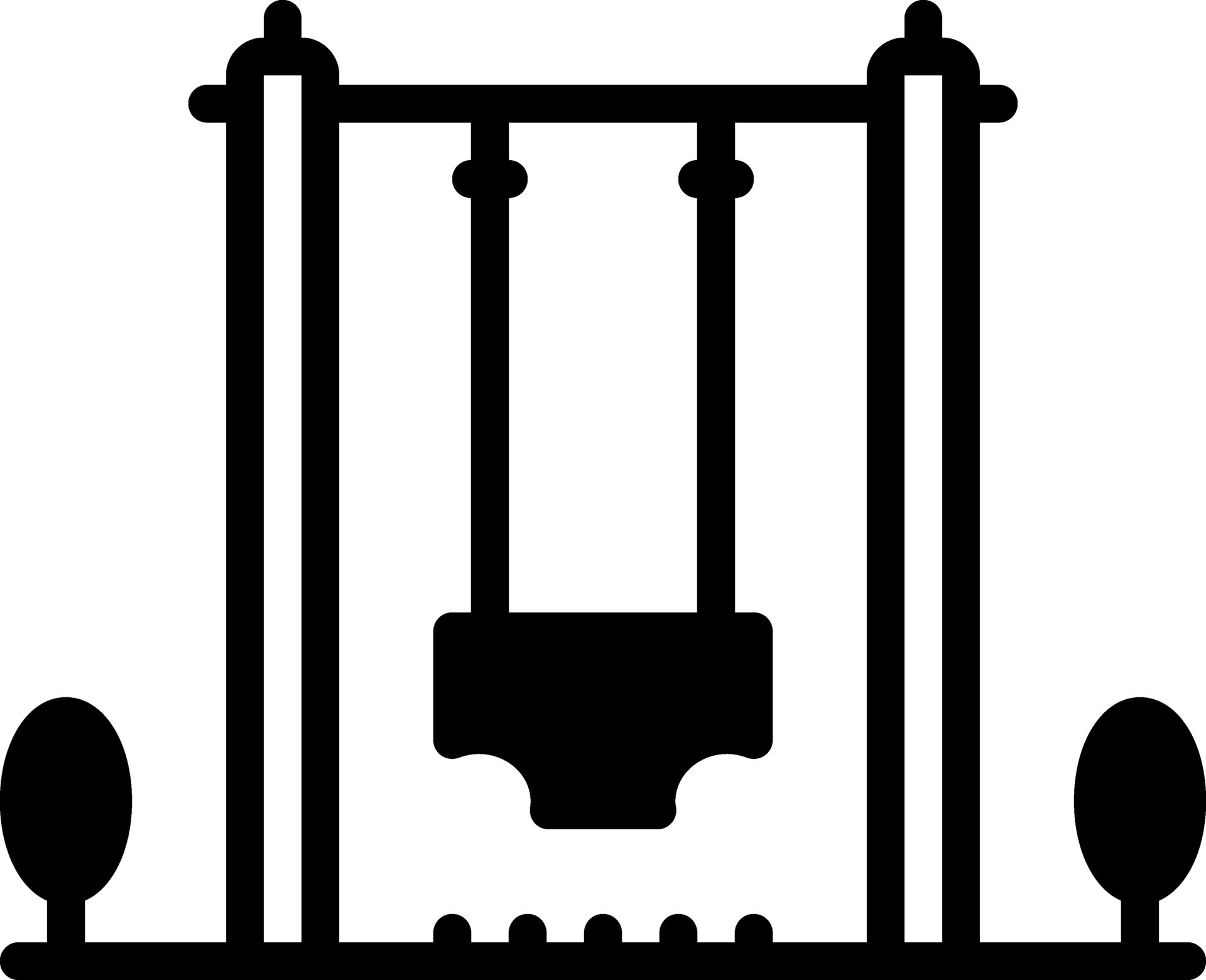 solid icon for swing 27573034 Vector Art at Vecteezy