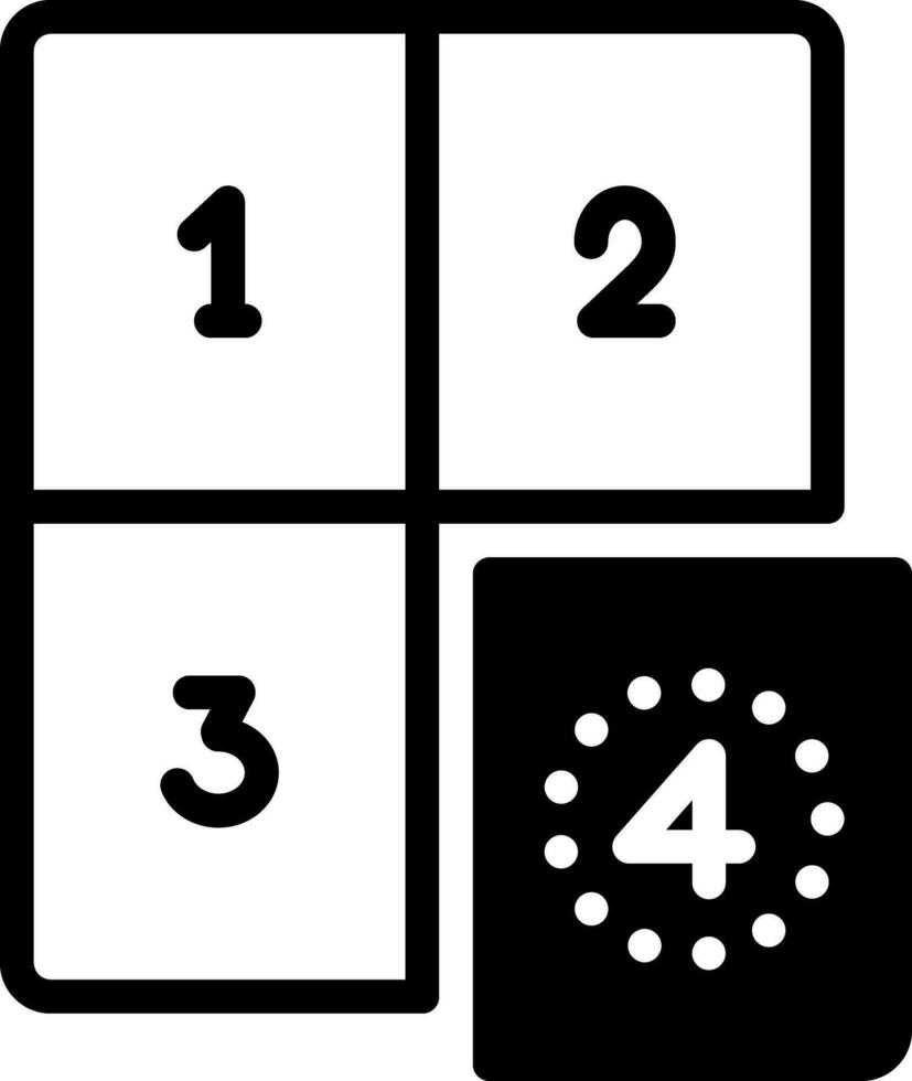 solid icon for fourth 27573057 Vector Art at Vecteezy