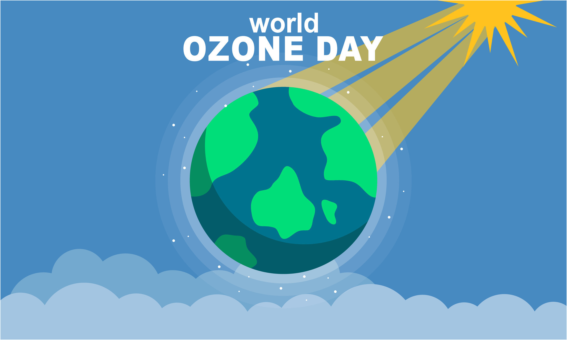 Hand drawn world ozone day background 27573533 Vector Art at Vecteezy