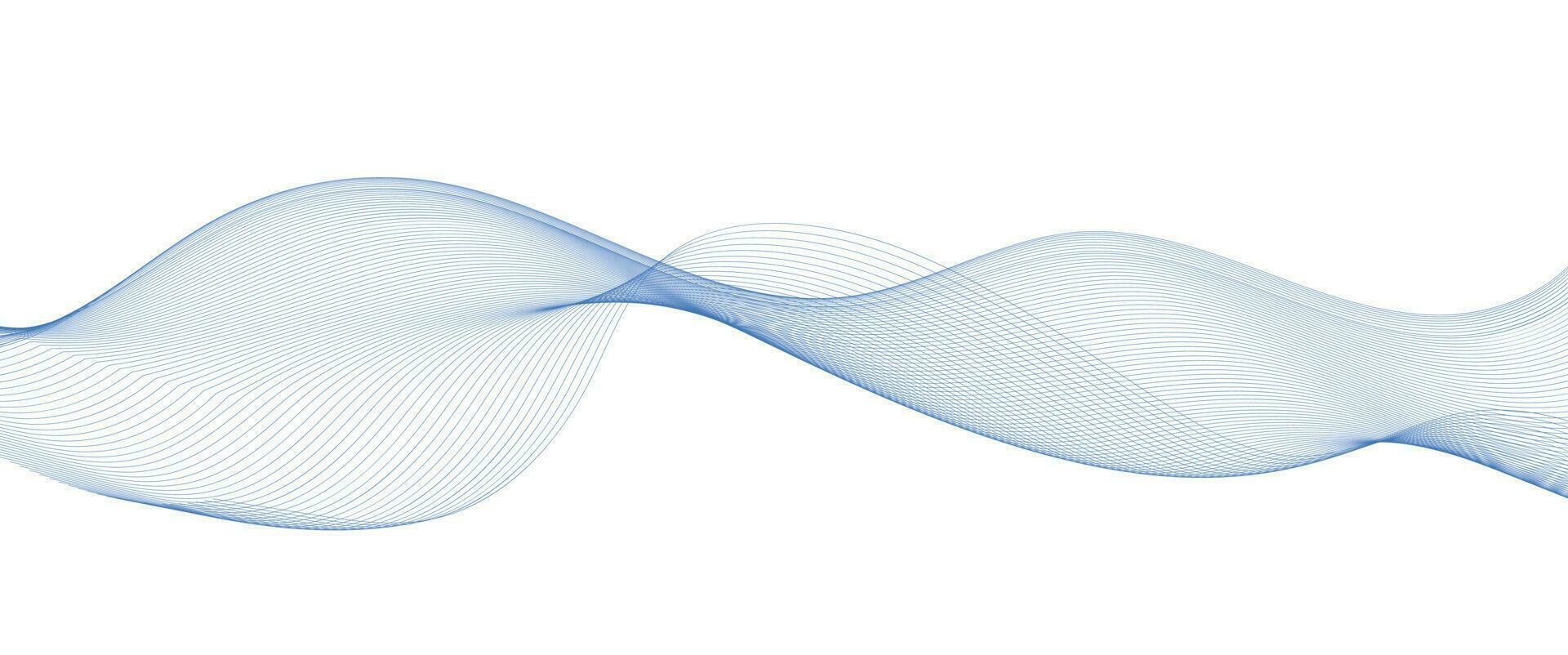 Abstract Blue Wave Background Blue Minimal Round Lines Abstract Background Thin Line Wavy