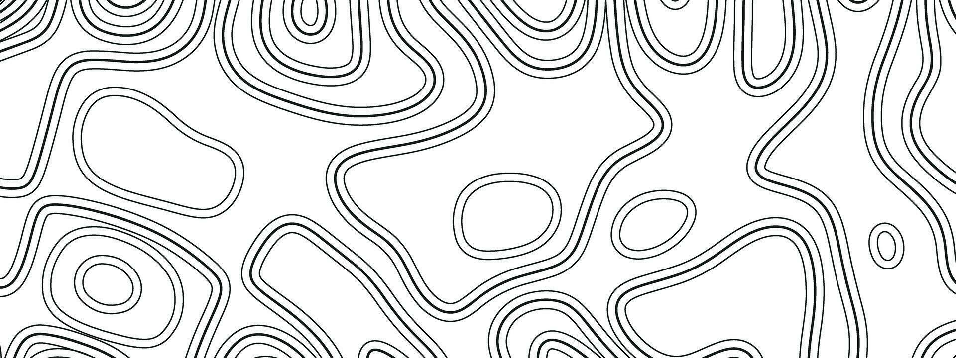 Topographic map patterns, topography line map. Retro outline topographic map. Geographic vintage ...