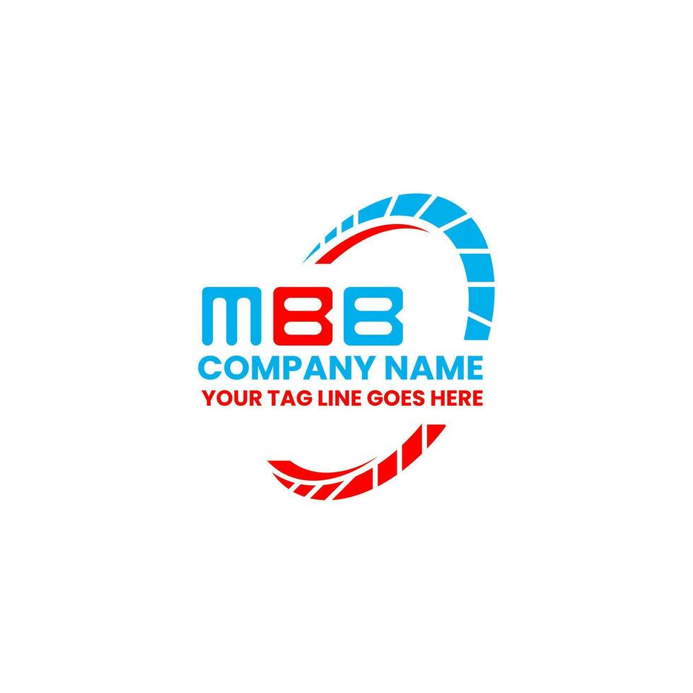 Mbb Letter Logo Creative Design With Vector Graphic Mbb Simple And