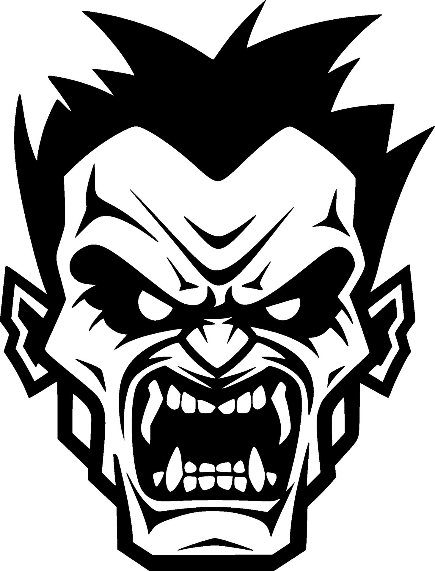 Zombie - Minimalist and Flat Logo - Vector illustration 27599658 Vector ...