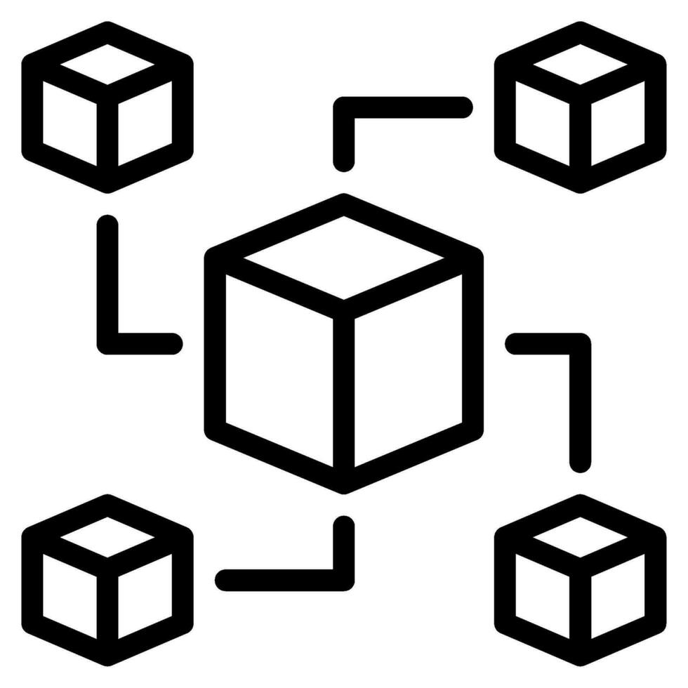 Blockchain Network Icon 27601982 Vector Art at Vecteezy