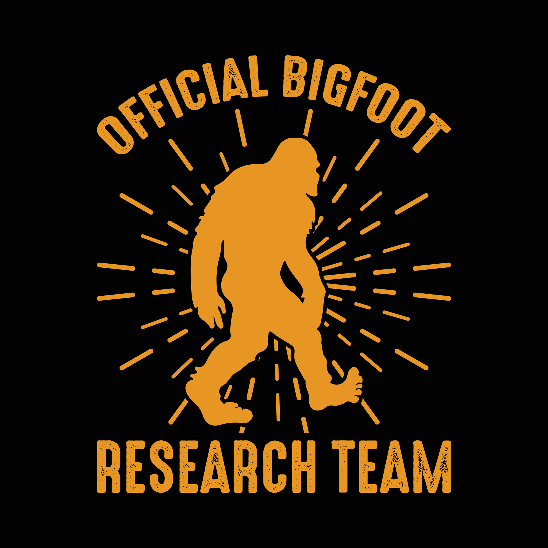 Funny bigfoot t shirt design 27605180 Vector Art at Vecteezy