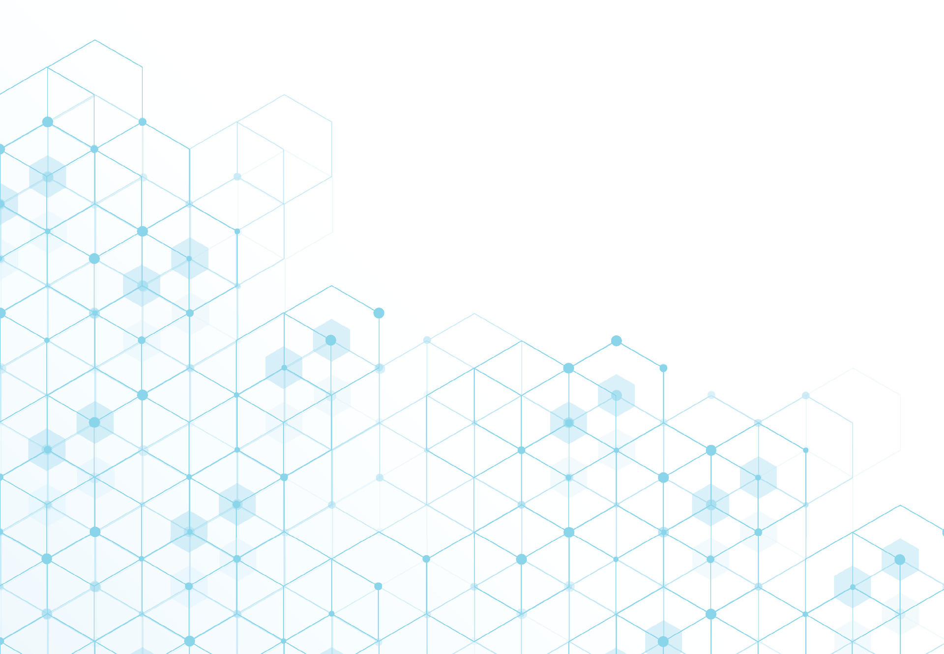 Abstract Hexagonal Molecular Structures In Technology Background And