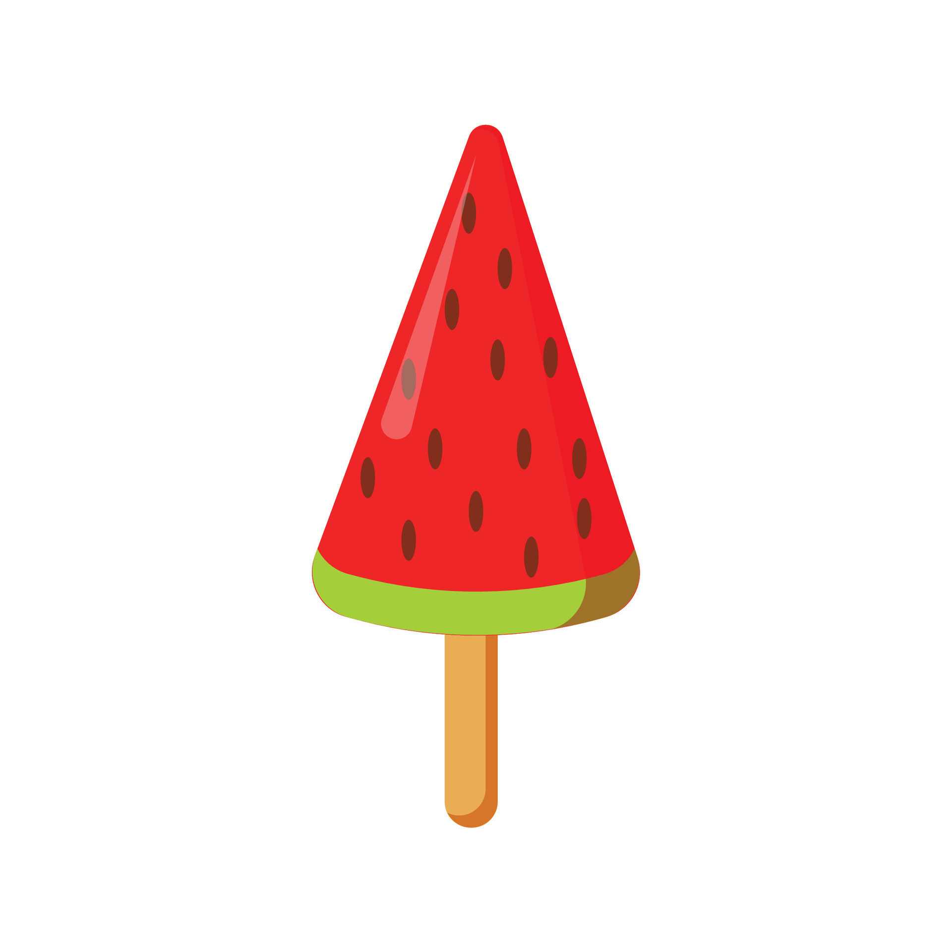 Vector Ice Cream Icon Graphic Design Template Vector Illustration