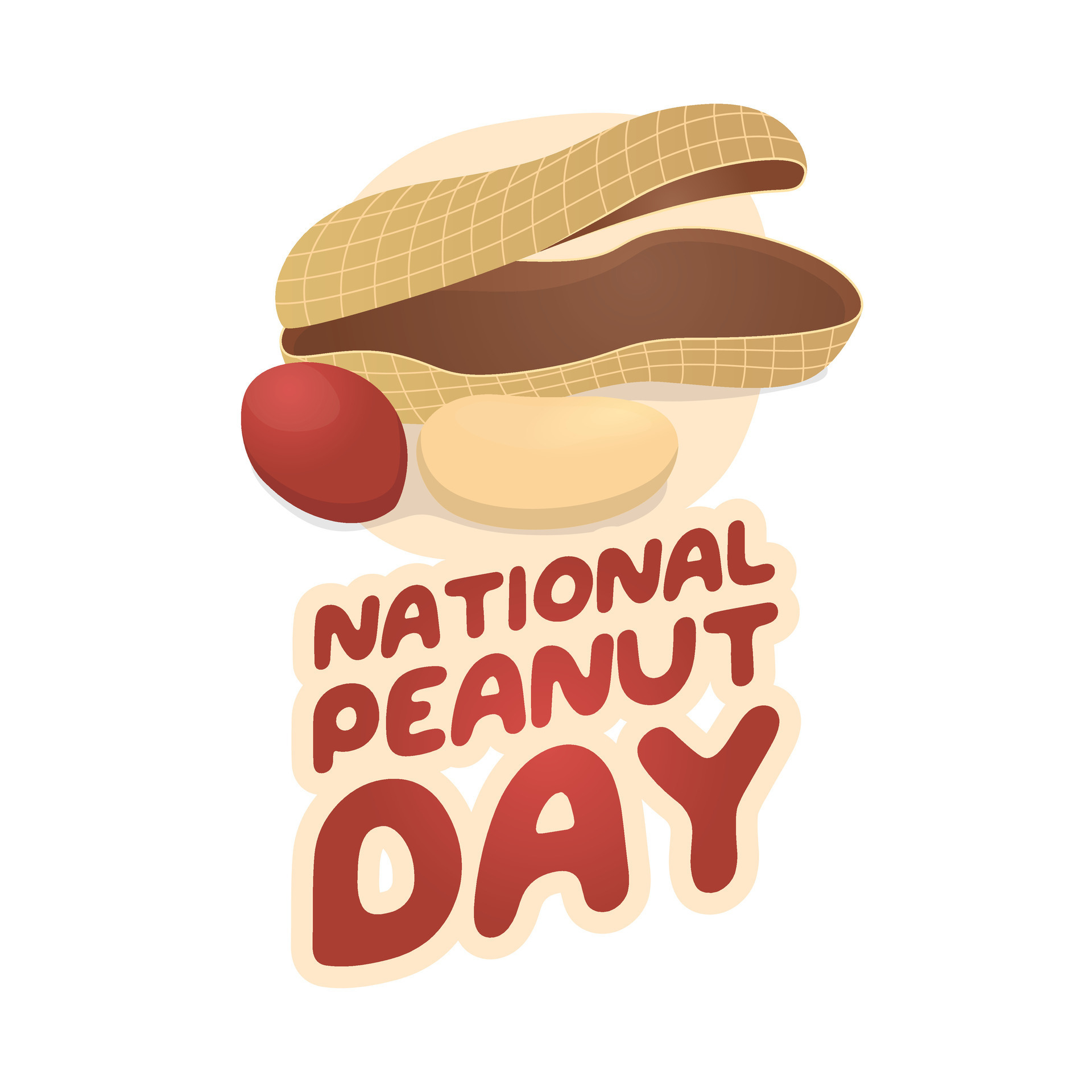 national peanut day design template good for celebration. peanut vector ...