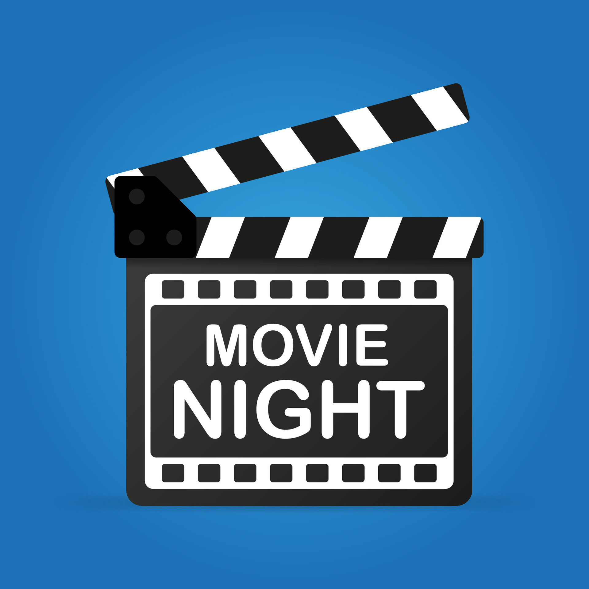 Movie Night Illustration Cinema Poster Concept Banner Design For movie-night-illustration-cinema-poster-concept-banner-design-for