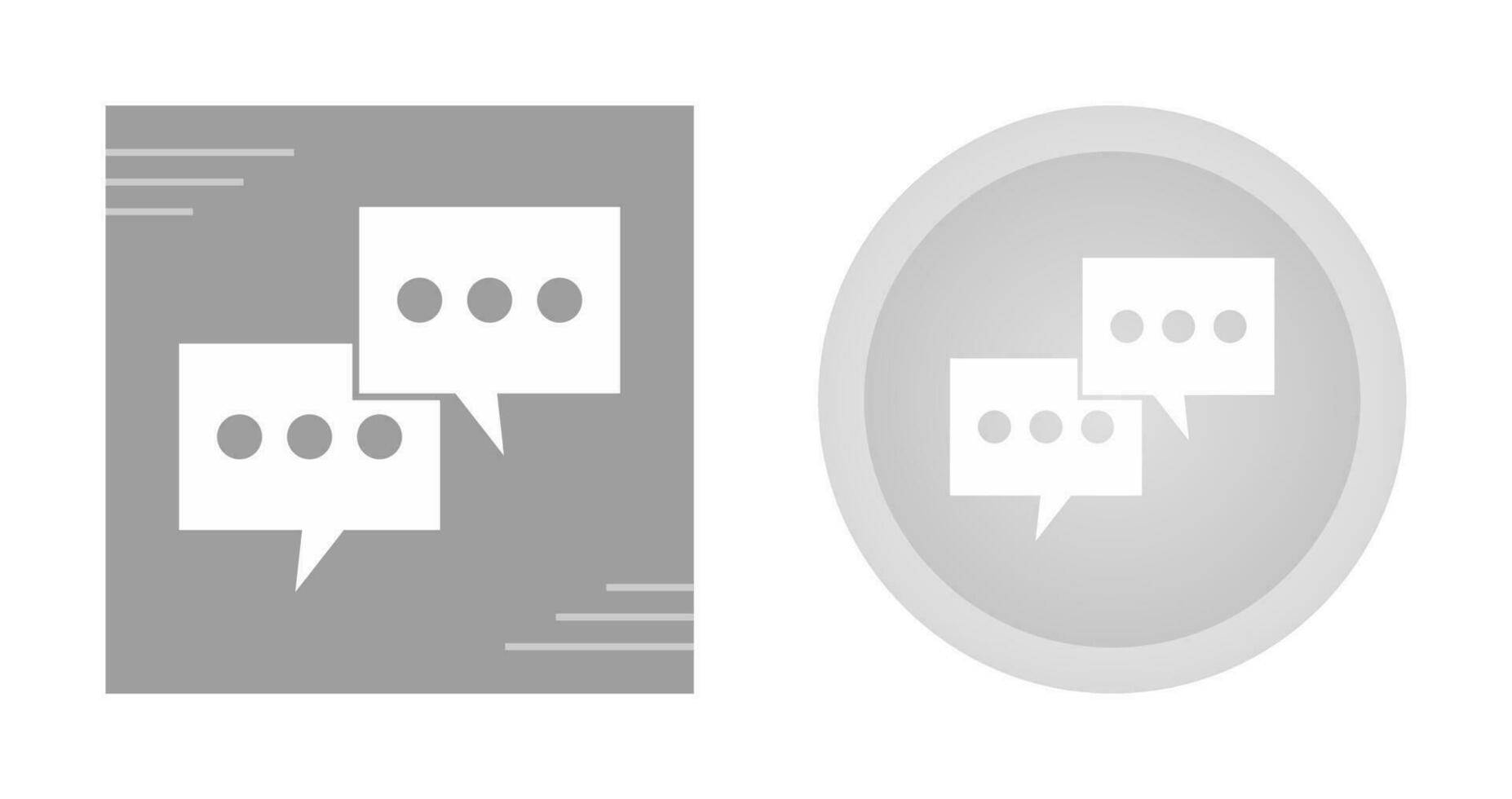 Double Message Bubble Vector Icon 27633793 Vector Art at Vecteezy