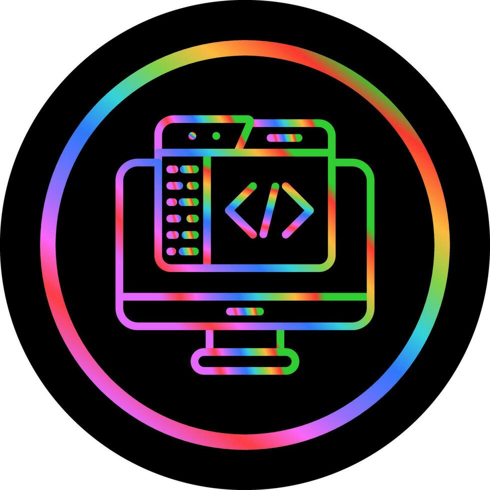 Code Editor Vector Icon 27639255 Vector Art at Vecteezy