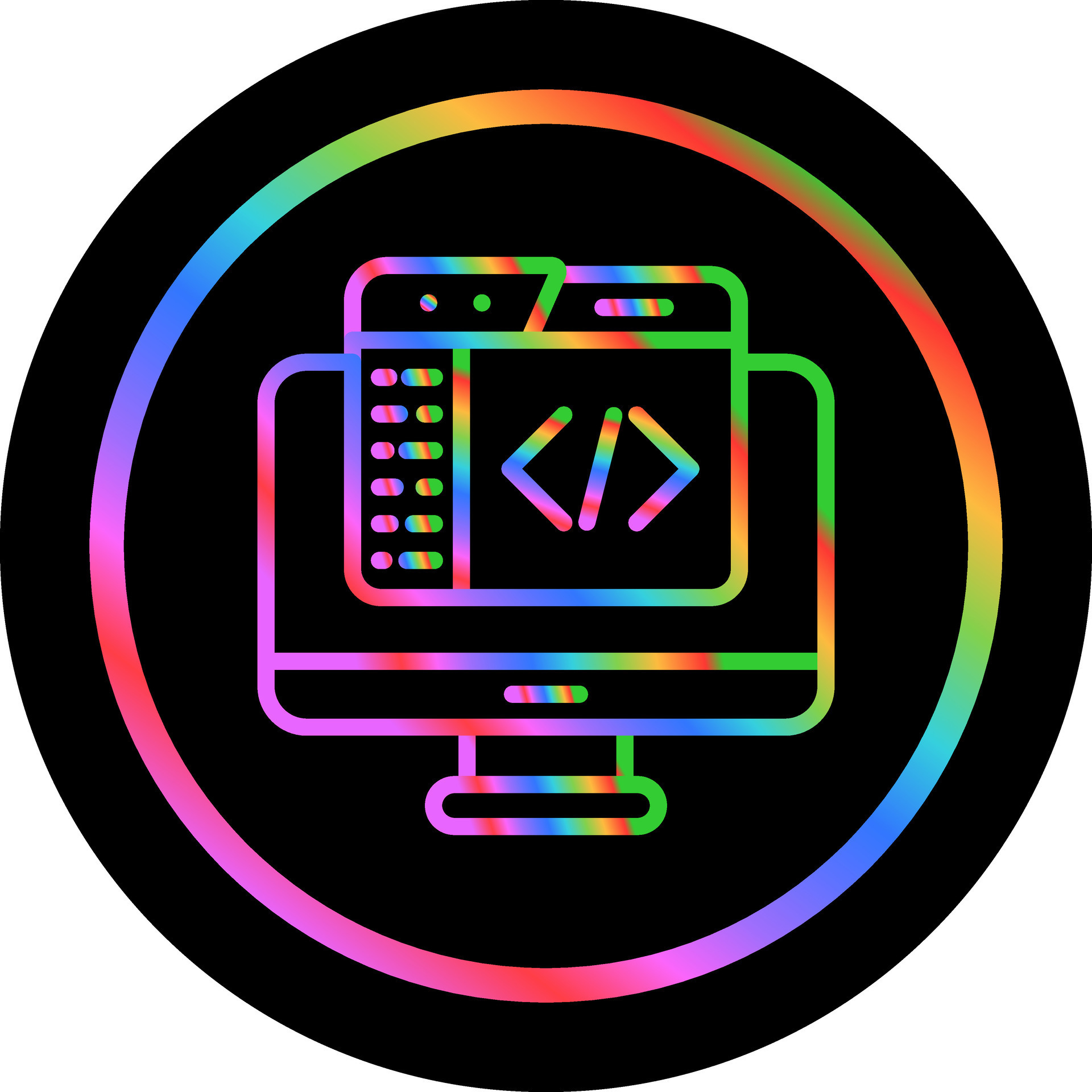 Code Editor Vector Icon 27639255 Vector Art at Vecteezy