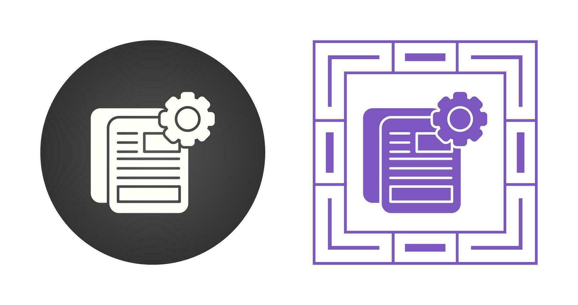 Document Setting Vector Icon 27651546 Vector Art at Vecteezy