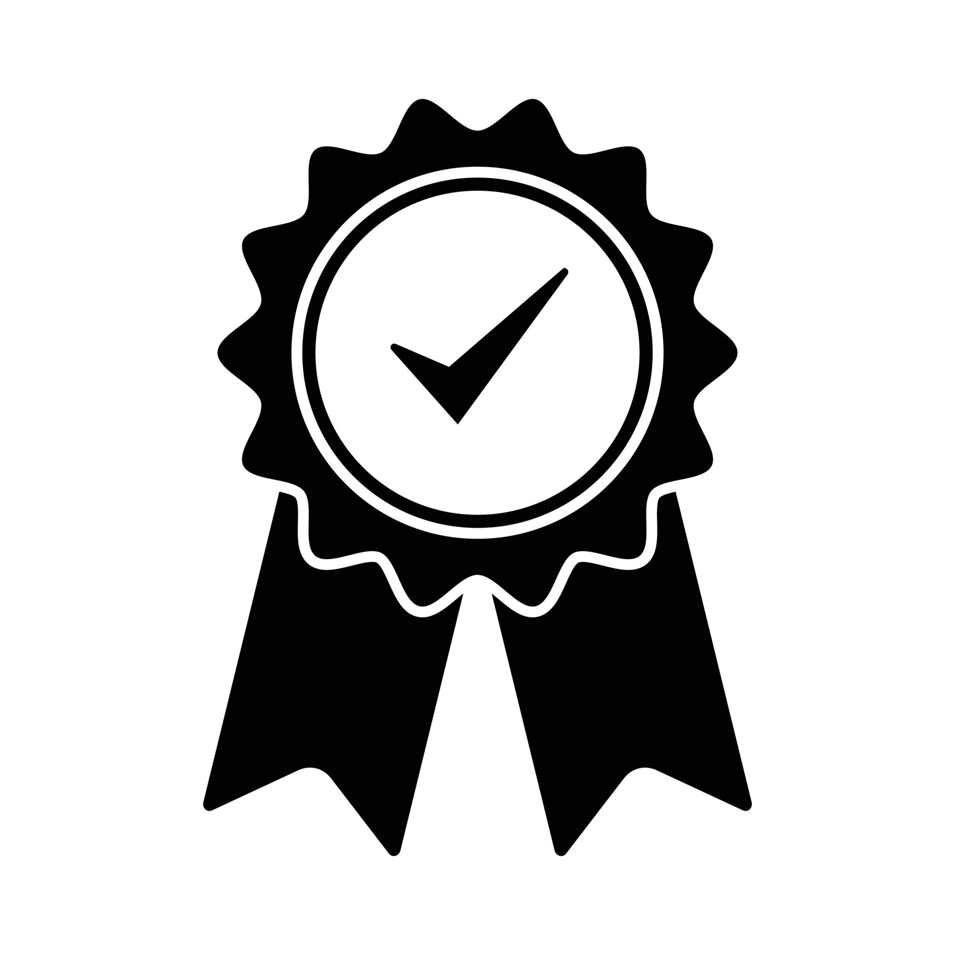 Premium Icon Vector, Rosette Award Vector, Verified Icon, Approval Vector Sign, Medal Of Winner ...