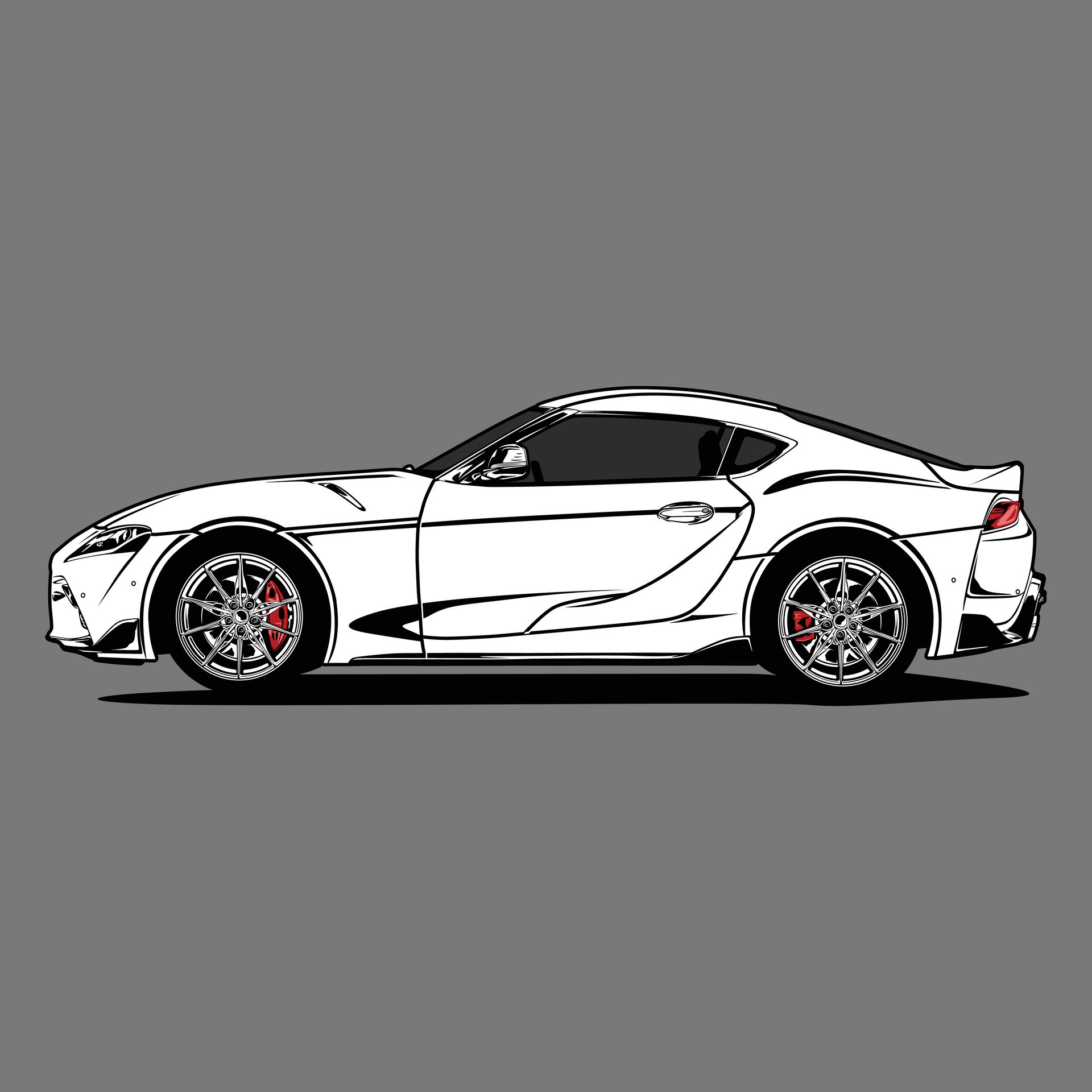 Side view car vector illustration for conceptual design 27660237 Vector ... Side view car vector illustration for conceptual design 27660237 Vector ...