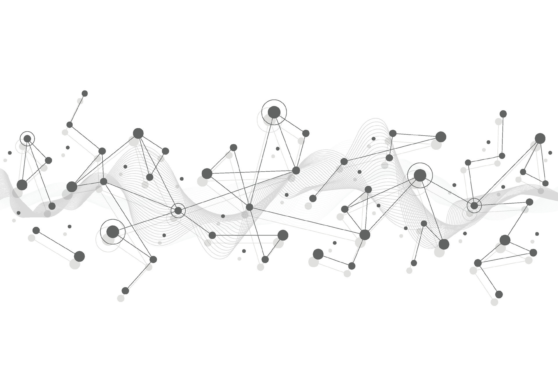 Abstract Technology Dot And Line Connection Digital Global Business Concept Design Background