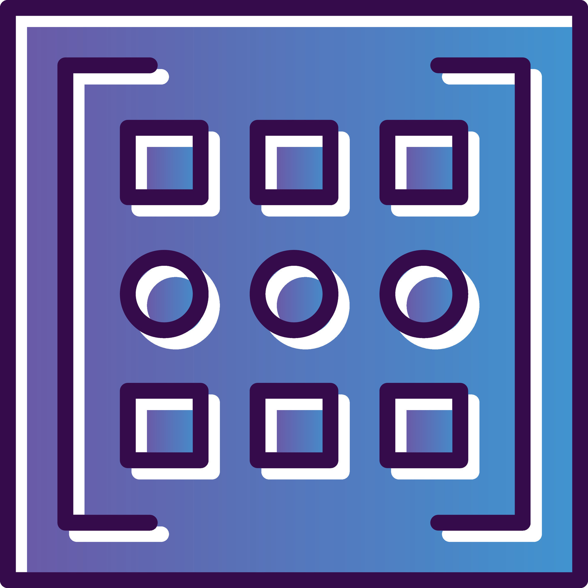 matriz vector icono diseño 27665879 Vector en Vecteezy