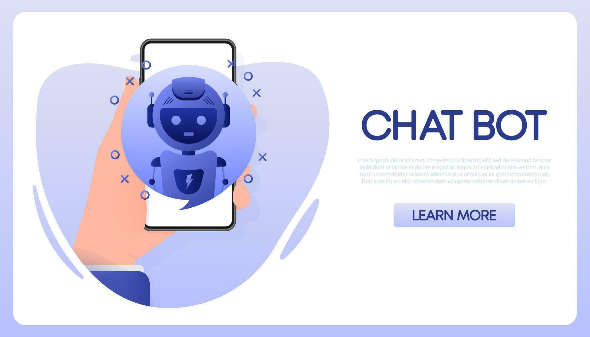 Chatbot icon concept, chat bot or chatterbot. Robot Virtual Assistance Of Website Or Mobile ...