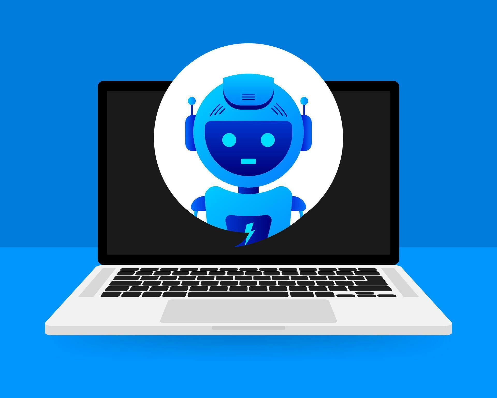 Chatbot Icon Concept Chat Bot Or Chatterbot Robot Virtual Assistance Of Website Or Mobile