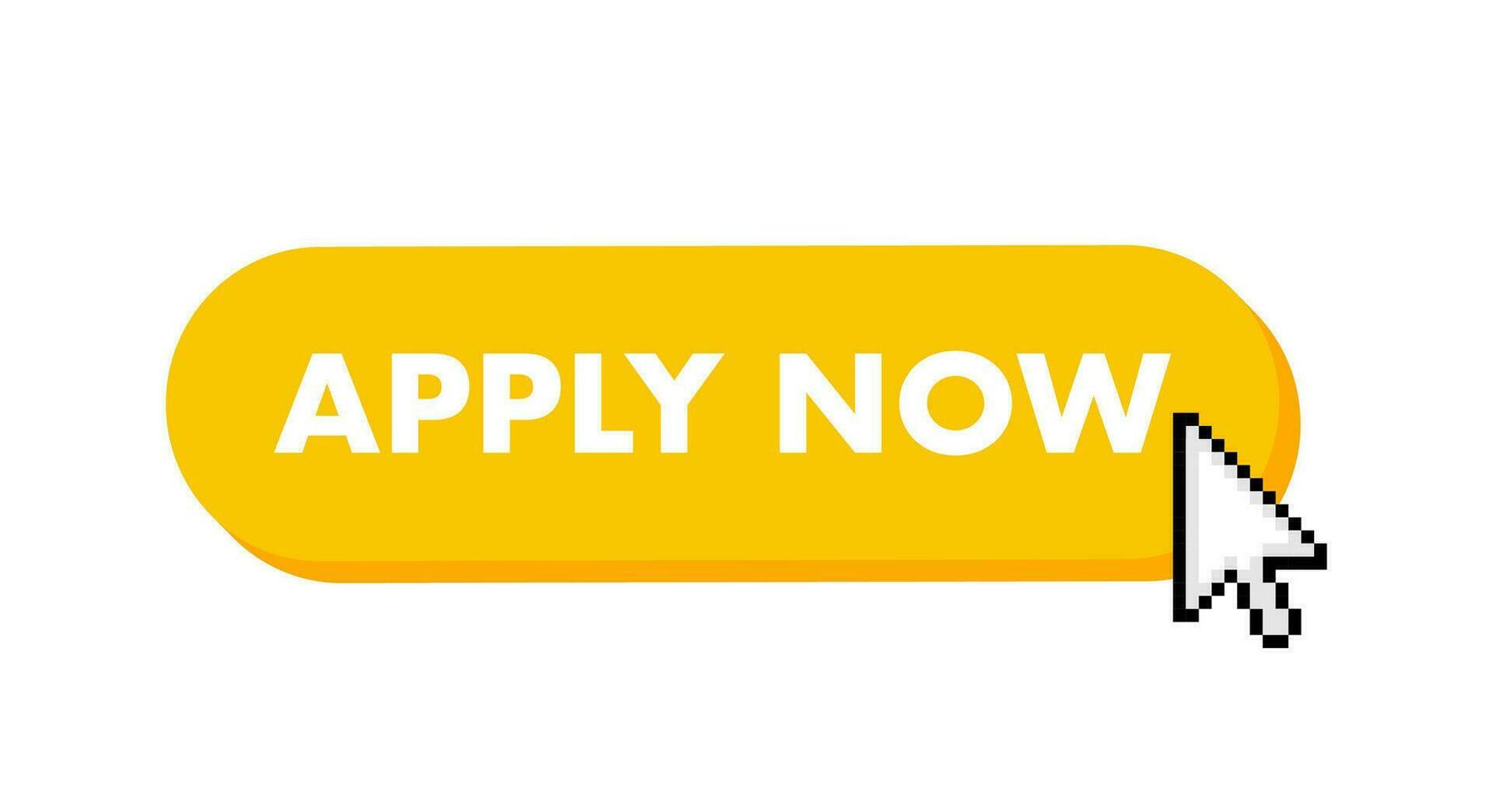 Apply now button with cursor. Pointer click. Vector web button. 27671398 Vector Art at Vecteezy