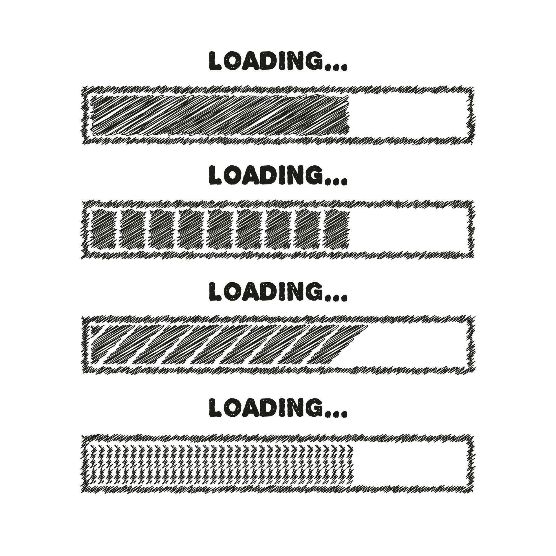 Vector progress loading bar set. Process indicator. 27671475 Vector Art ...