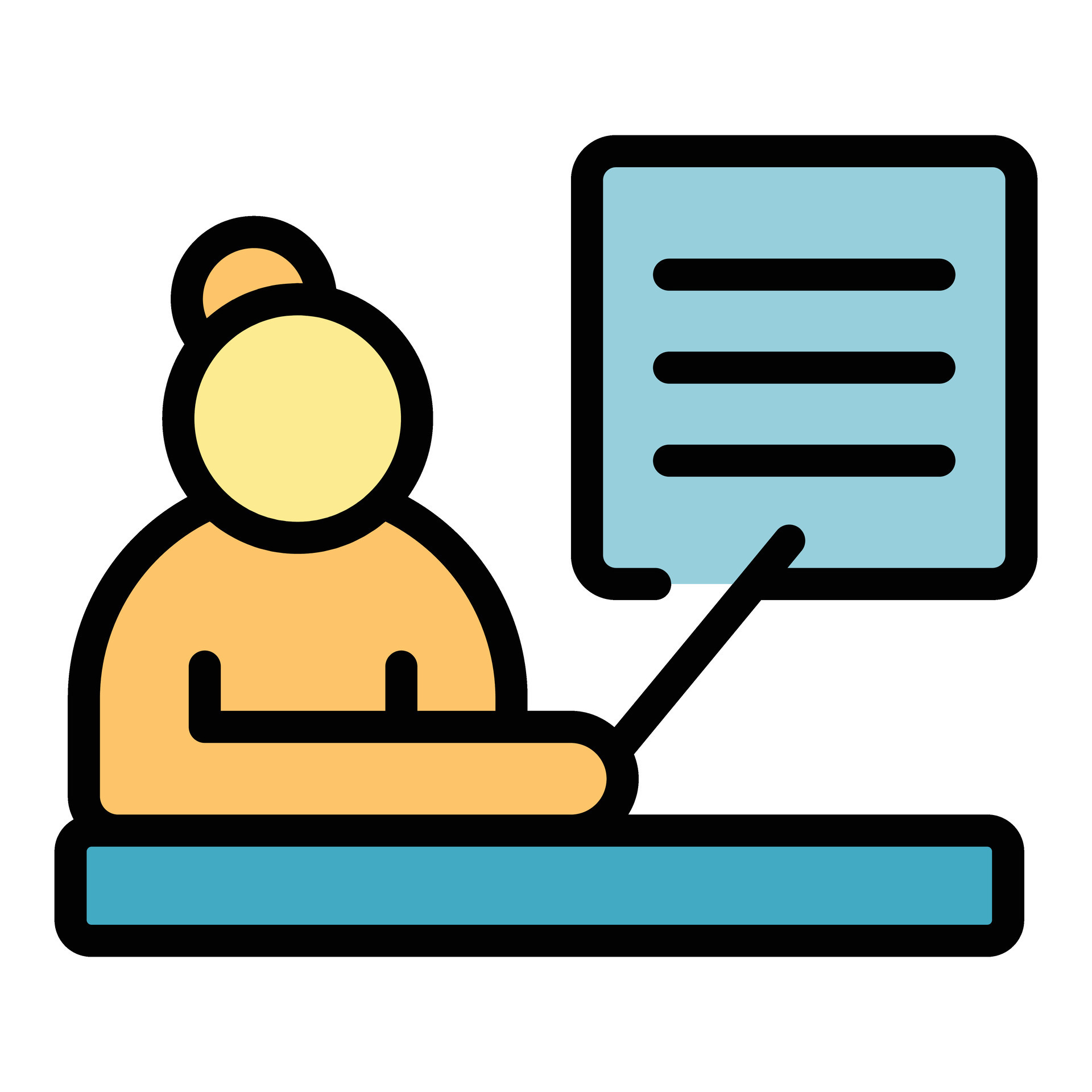 Teacher lesson icon vector flat 27685568 Vector Art at Vecteezy Teacher lesson icon vector flat 27685568 Vector Art at Vecteezy