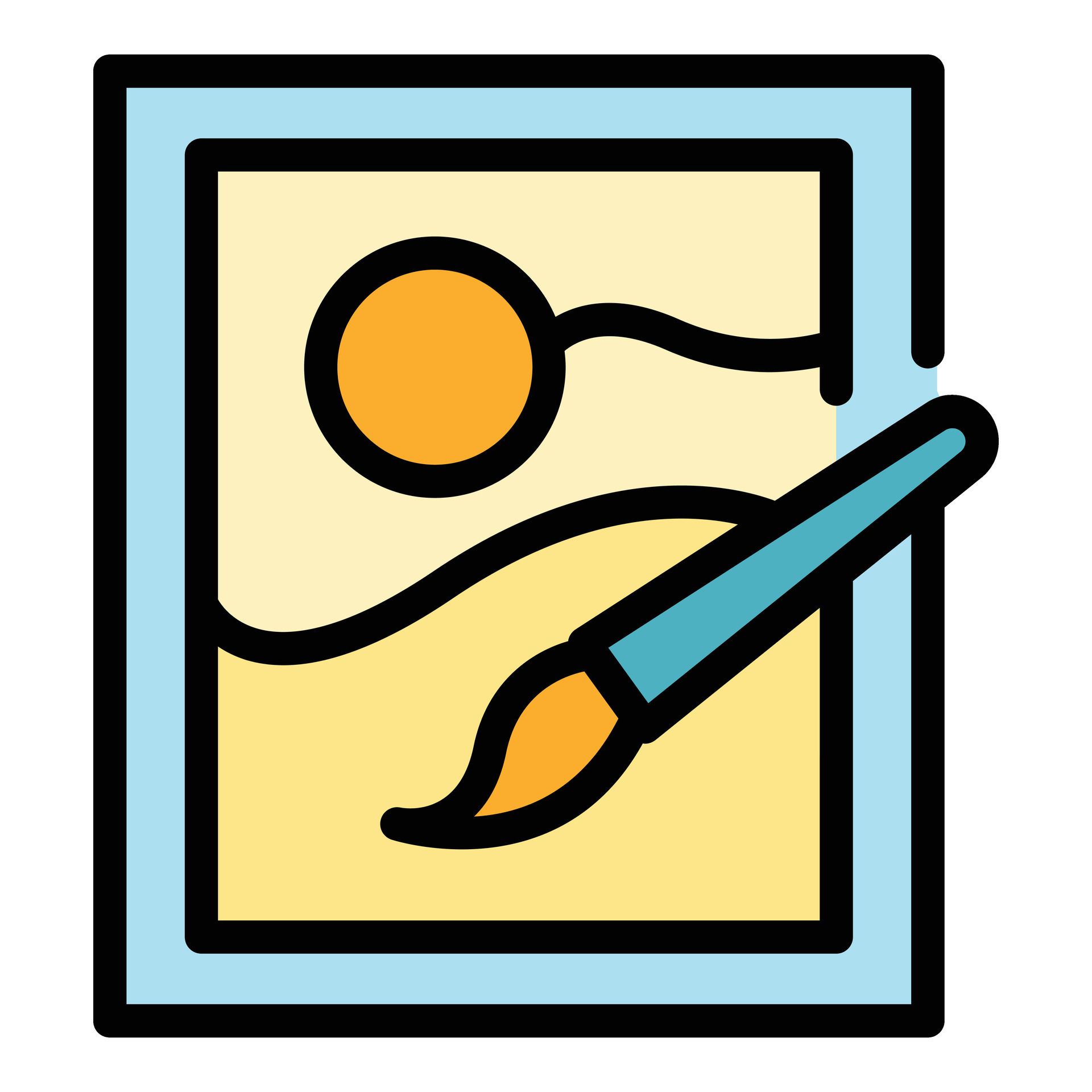 Artwork picture icon vector flat 27685688 Vector Art at Vecteezy