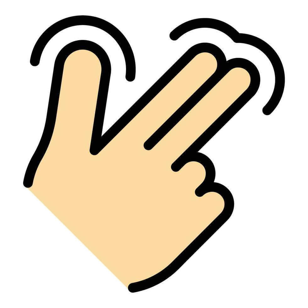 botón toque icono vector plano 27685950 Vector en Vecteezy