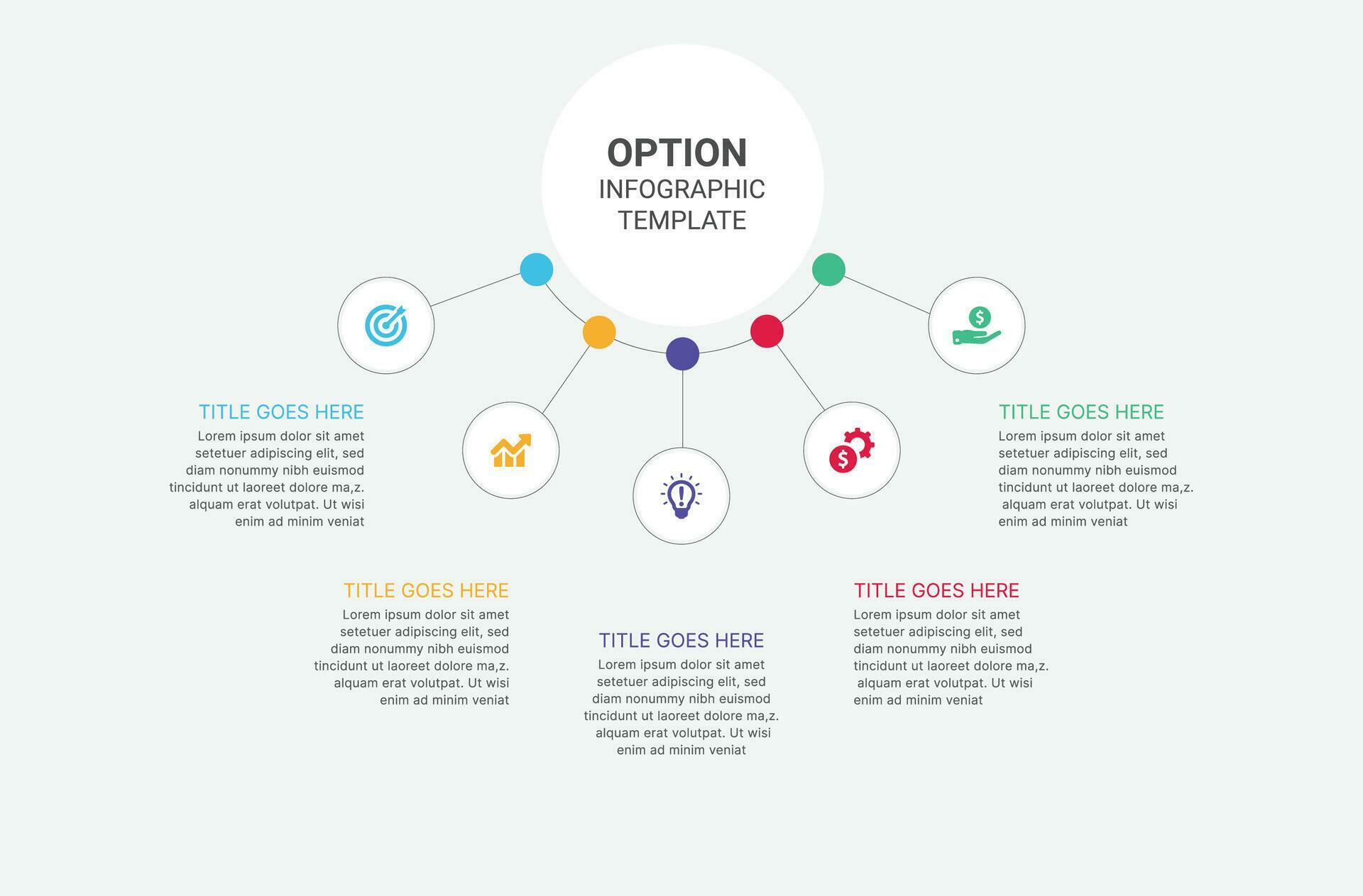 Five 5 Steps Options Circle Business Infographic Template Design ... Five 5 Steps Options Circle Business Infographic Template Design ...