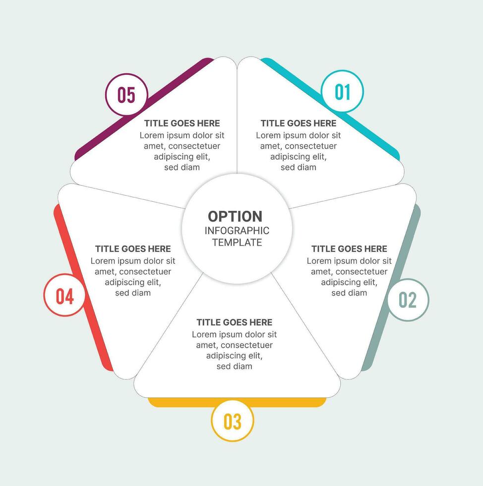 Five 5 Steps Options Circle Business Infographic Template Design ... Five 5 Steps Options Circle Business Infographic Template Design ...