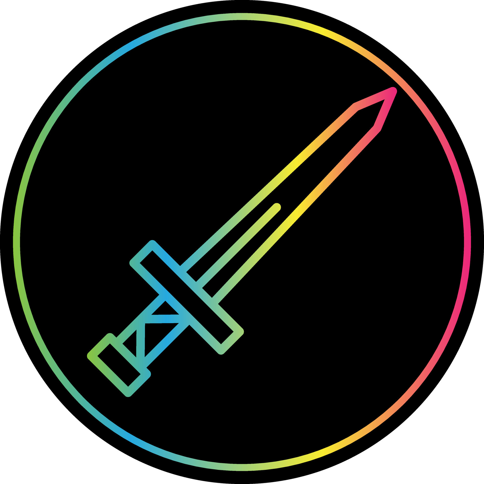 Sword Vector Icon Design 27689202 Vector Art At Vecteezy
