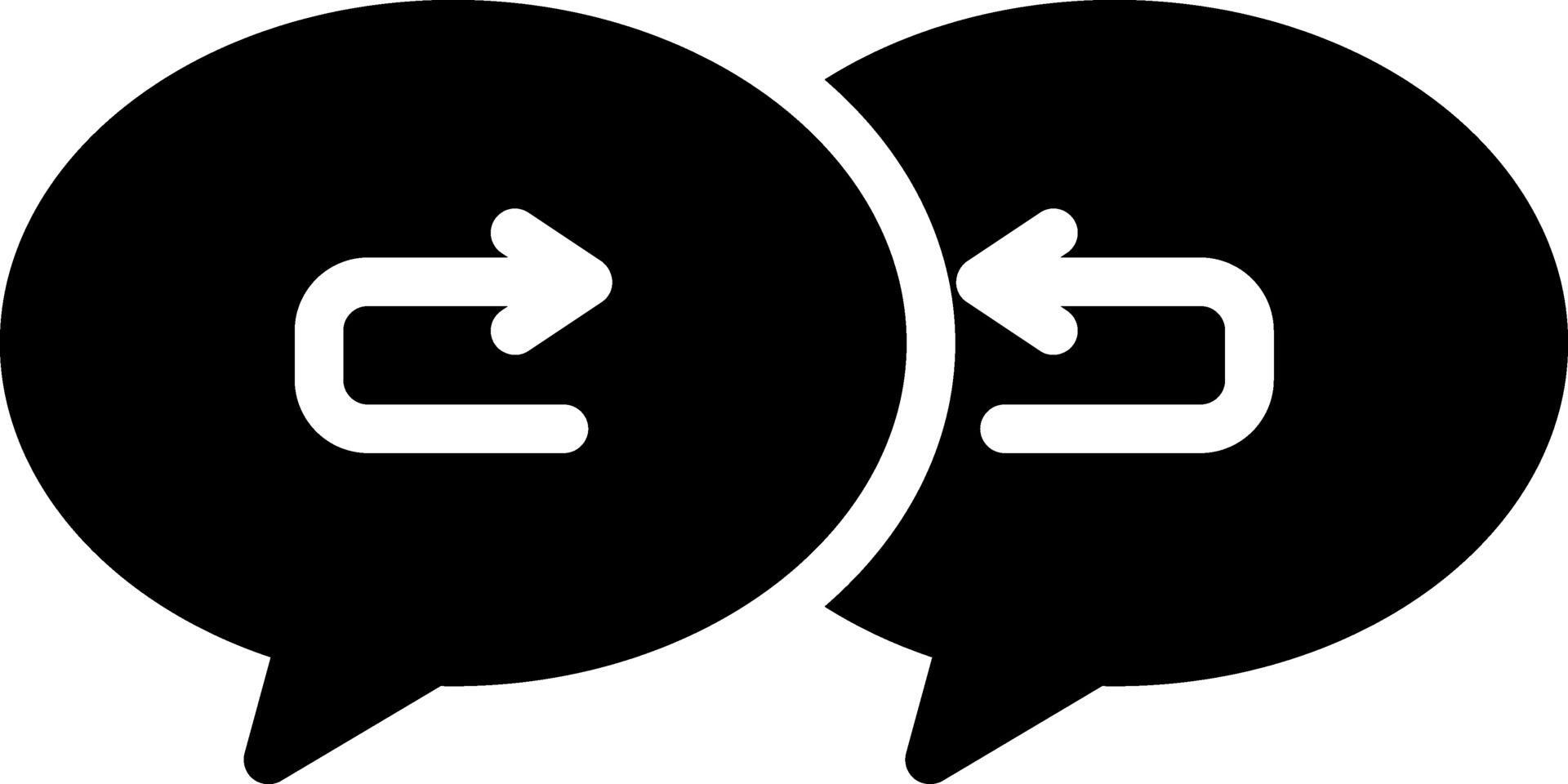 solid icon for response 27694776 Vector Art at Vecteezy