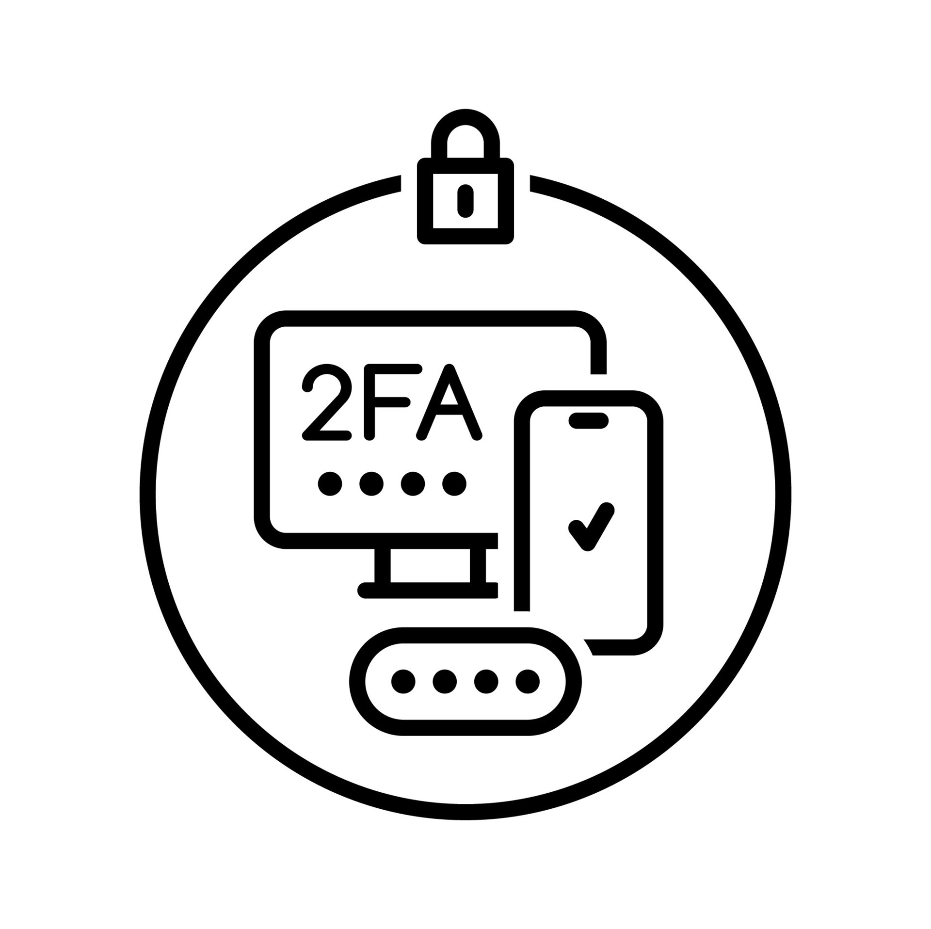 2FA two factor verification password, phone, icon 27700703 Vector Art ... 2FA two factor verification password, phone, icon 27700703 Vector Art ...