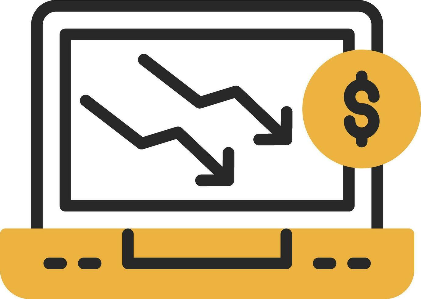 Decrease Vector Icon Design 27706167 Vector Art at Vecteezy