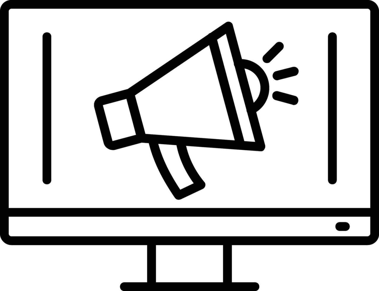 Digital Marketing line Icon 27709045 Vector Art at Vecteezy